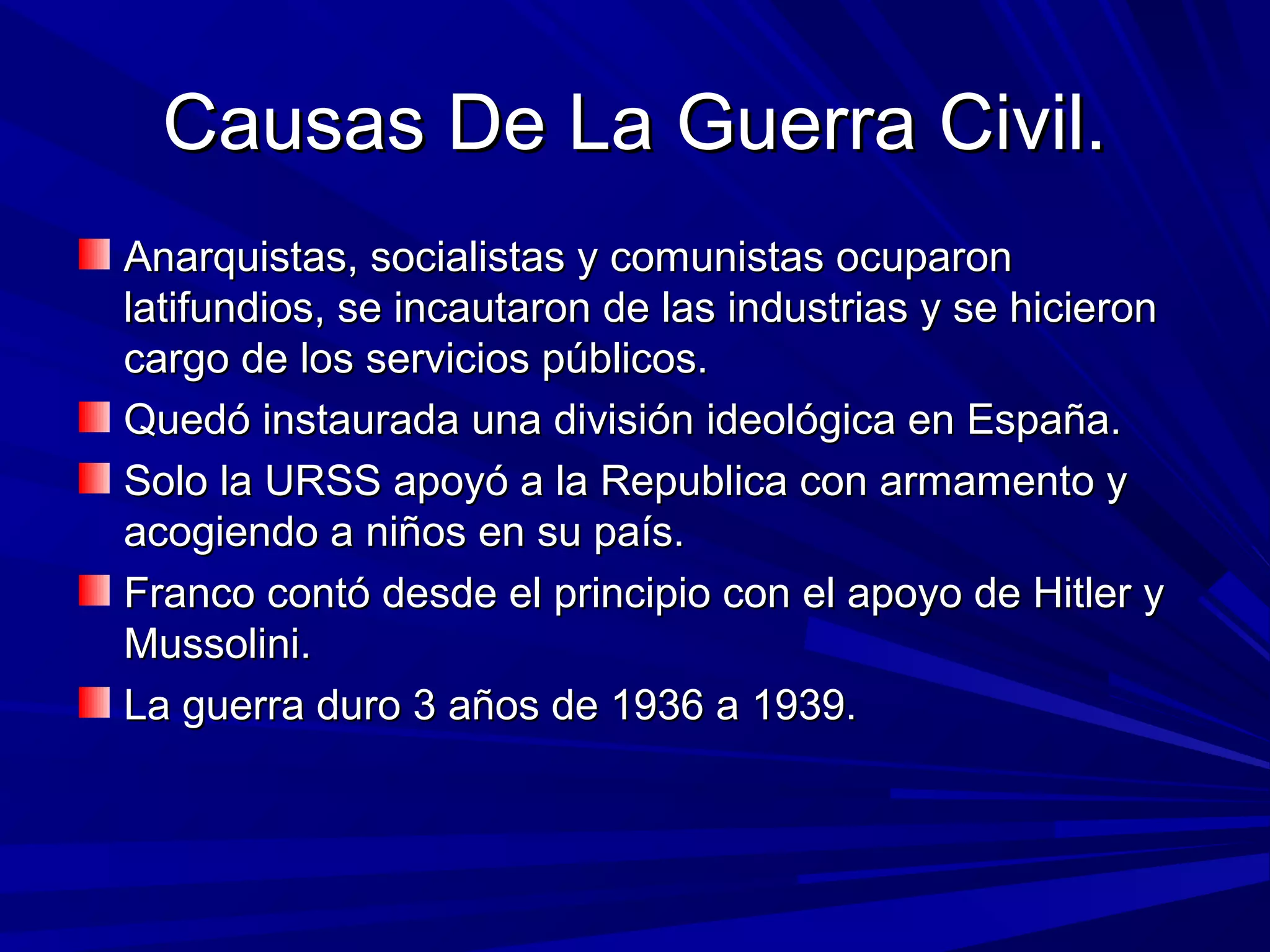 La guerra civil española.ppt ivan | PPT