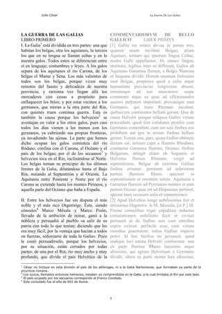 La Guerra De Las Galias - Julio César | PDF