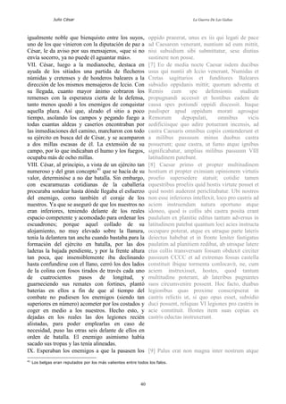 La guerra de las galias julio cesar (bilingue) | PDF