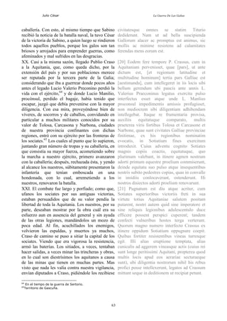 La guerra de las galias julio cesar (bilingue) | PDF