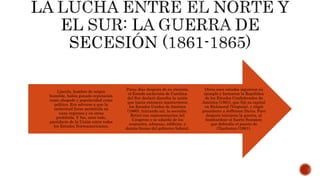 La guerra de secesión | PPTX