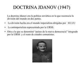 La guerra fría. presentación colectiva (alumnos 1º B) | ODP