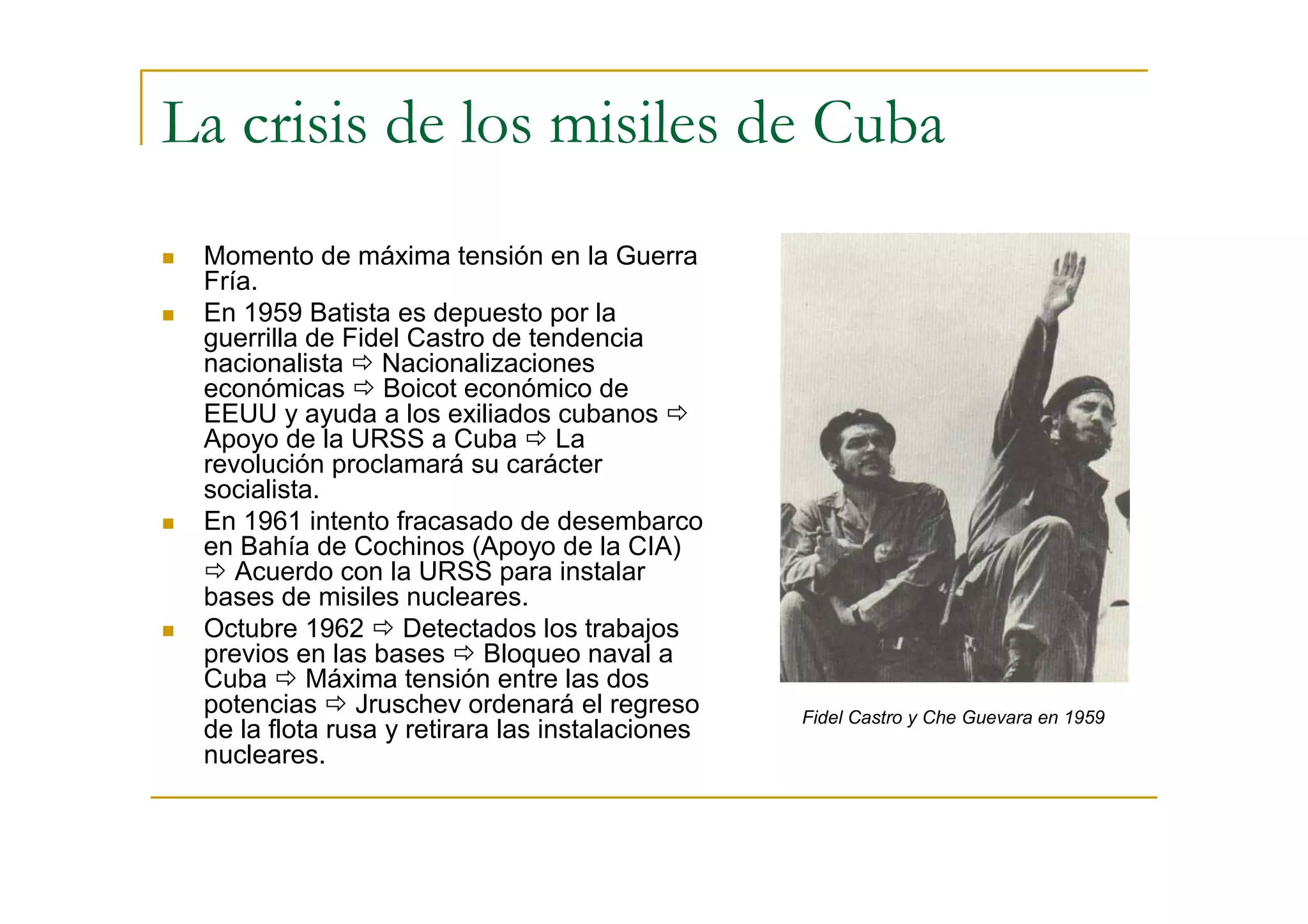 La guerra fría y la política de bloques | PDF | Death, Injury, or ...