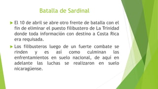 La guerra nacional centroamericana de 1856 1857 | PPTX