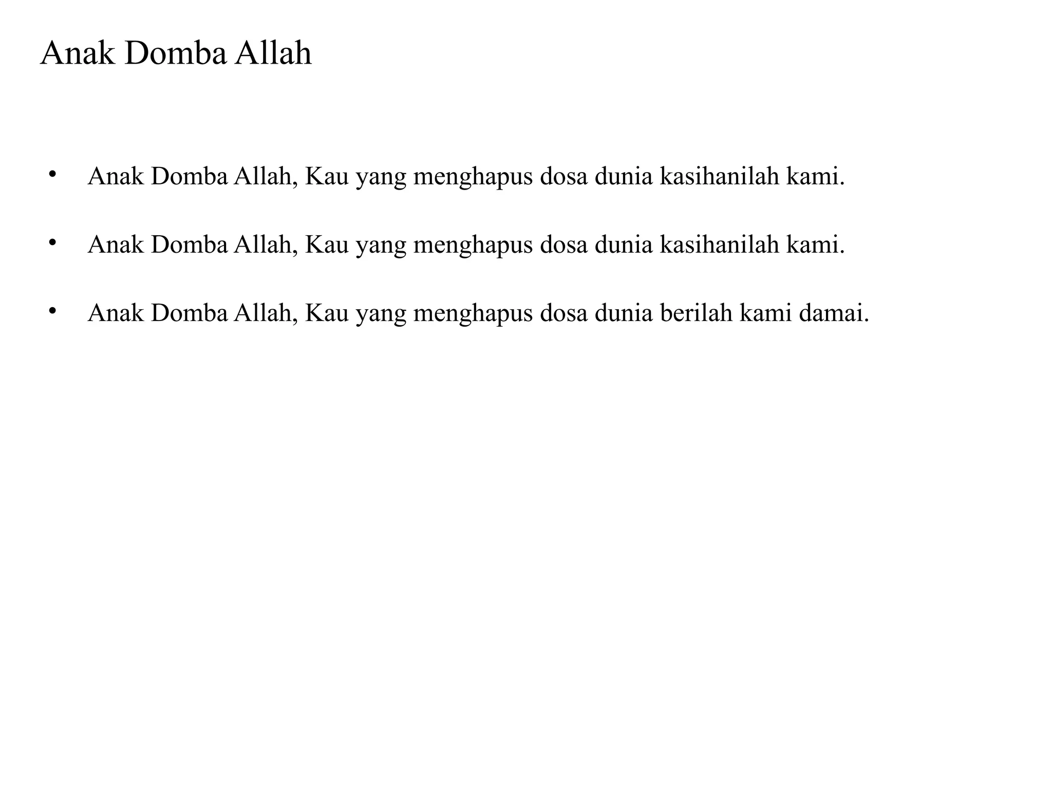 LAGU MISAH NATAL BERSAMA 6 JANUARI .pptx