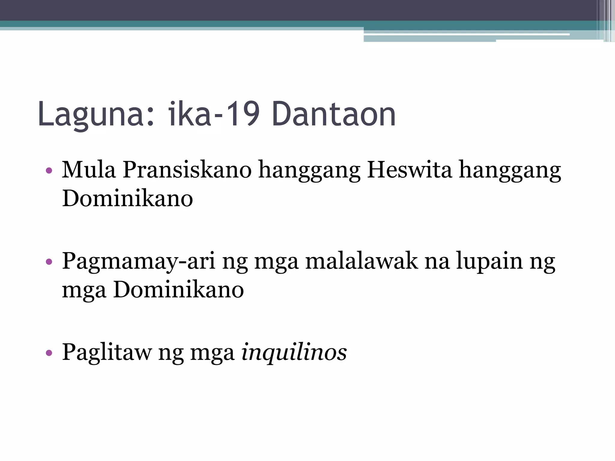 Laguna history | PDF