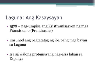 Laguna history | PDF