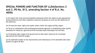 LAGUNA LAKE DEVELOPMENT AUTHORITY Case Law Environment | PPTX