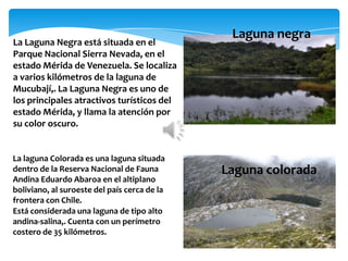 Lagunas de los andes | PPTX