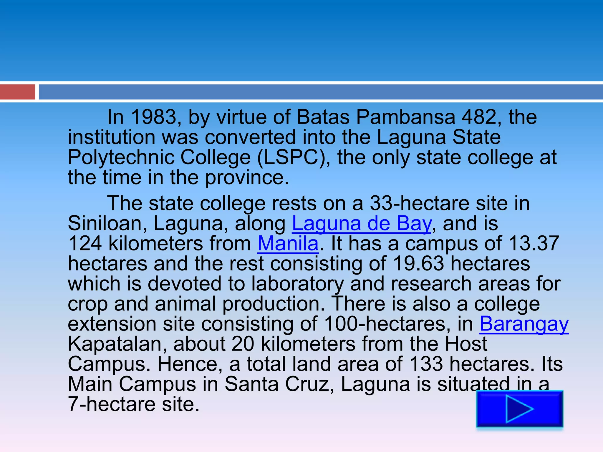 Laguna state polytechnic university | PPTX