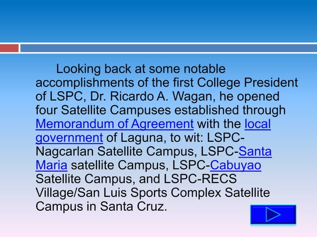 Laguna state polytechnic university | PPTX | Education industry | Industries