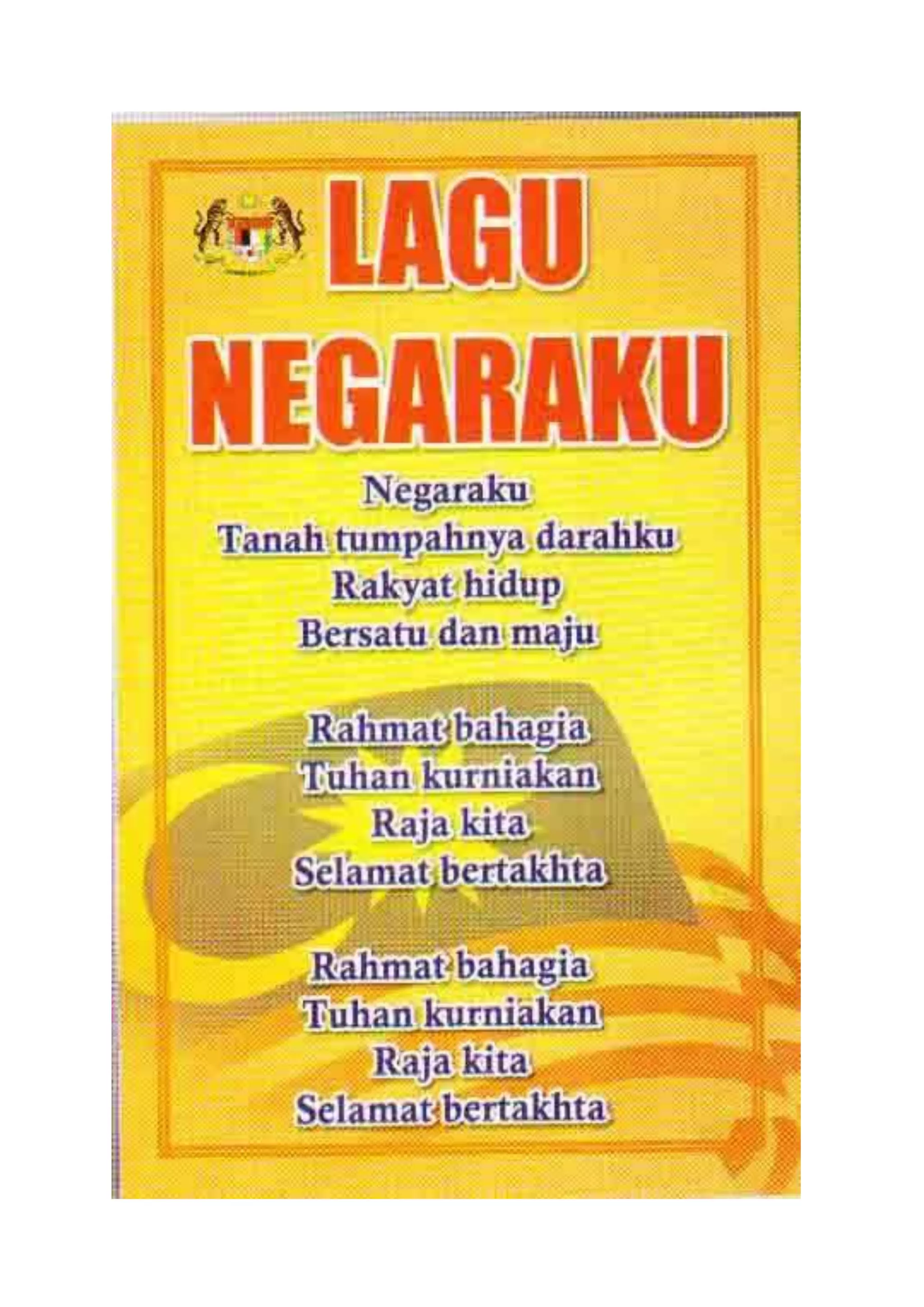 Lagu negaraku | DOCX