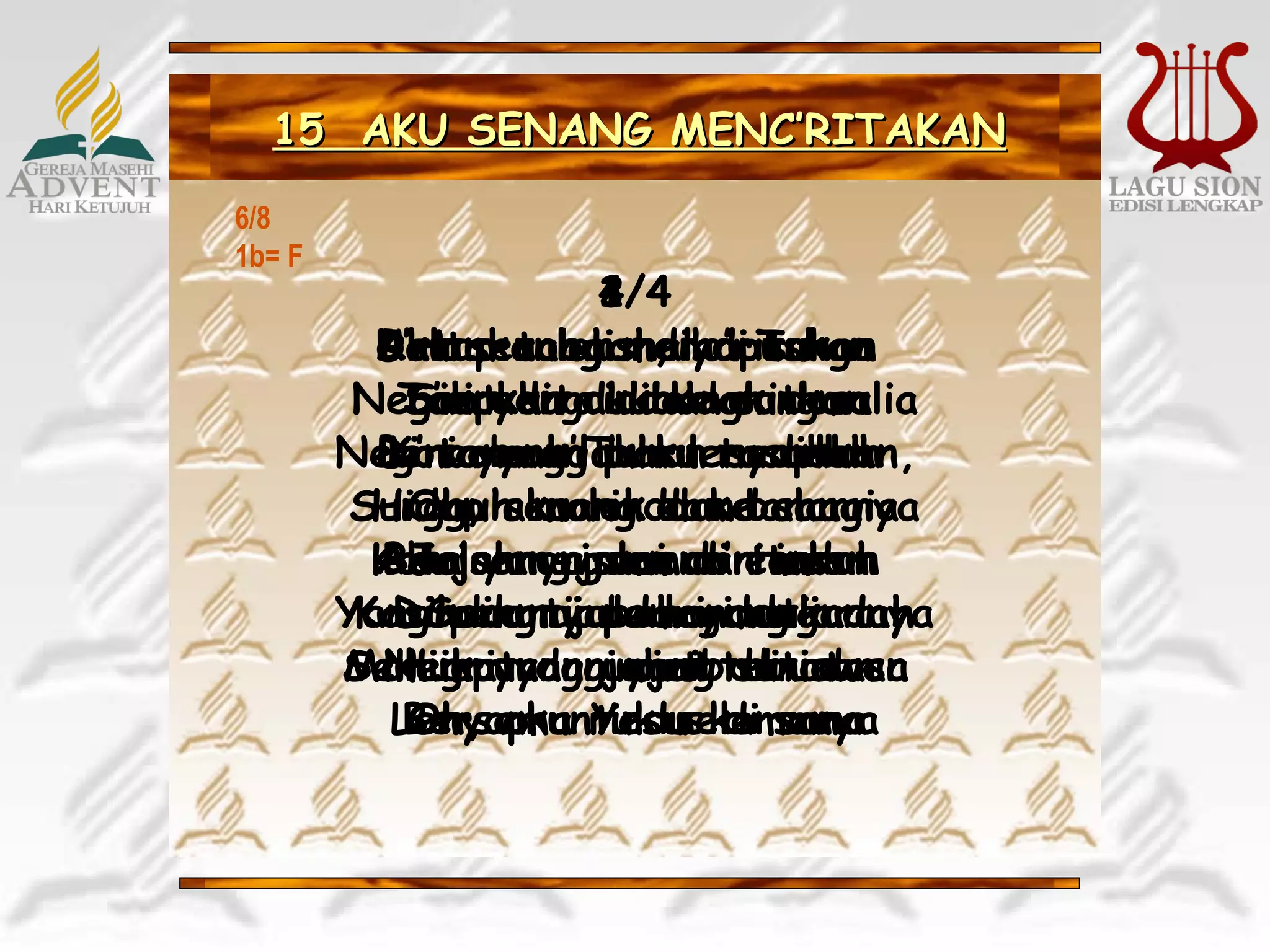 Lagu Sion Advent Edisi Lengkap | PPT
