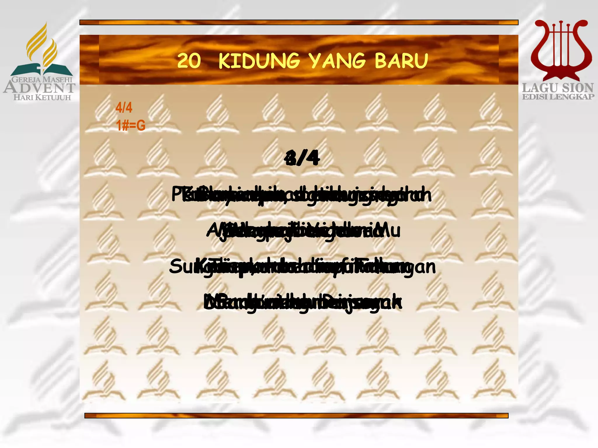 Lagu Sion Advent Edisi Lengkap | PPT