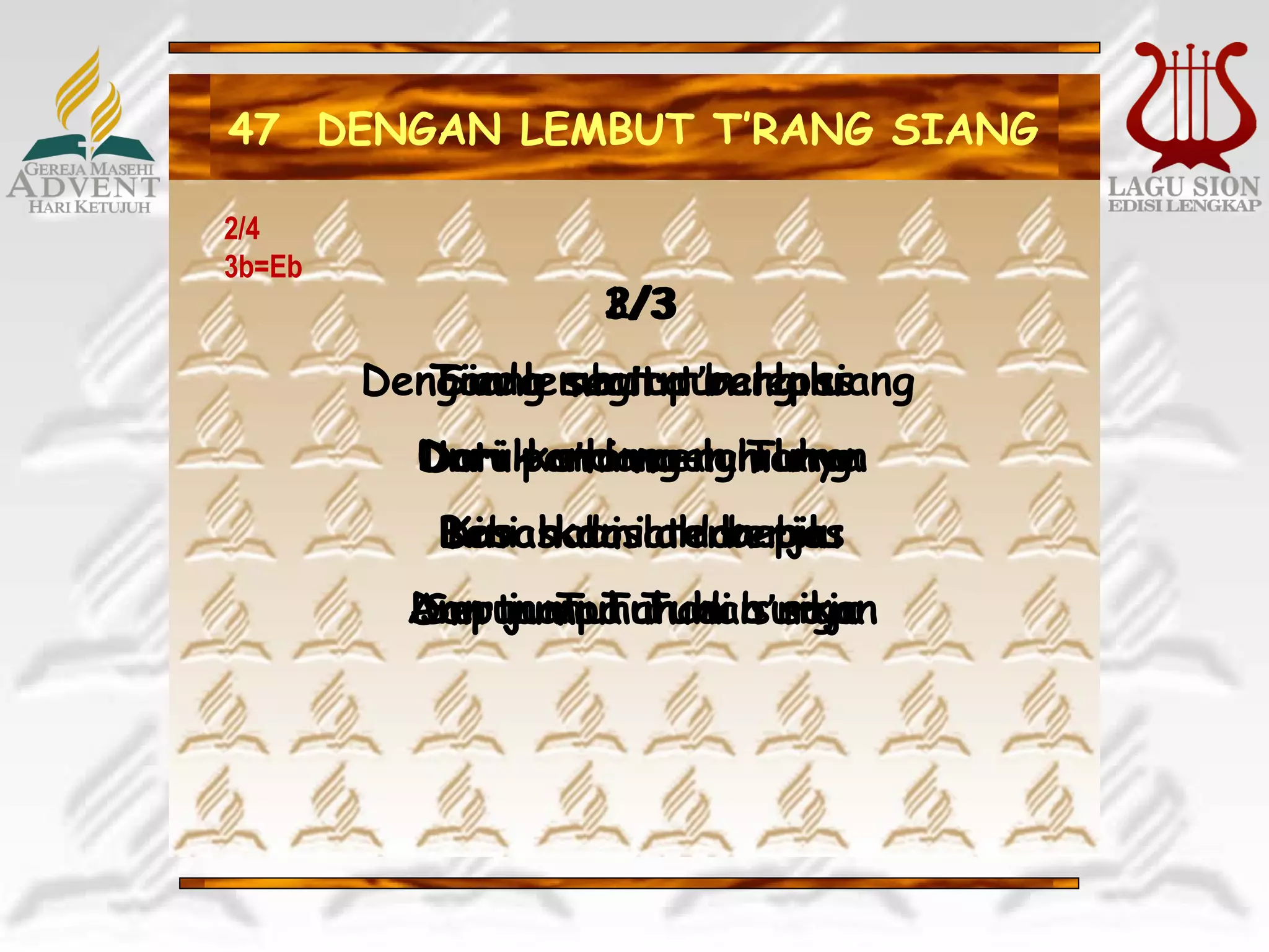 Lagu Sion Advent Edisi Lengkap | PPT