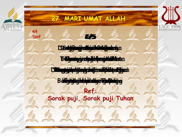 Lagu Sion Advent Edisi Lengkap | PPT