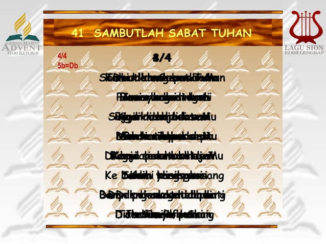 Lagu Sion Advent Edisi Lengkap | PPT