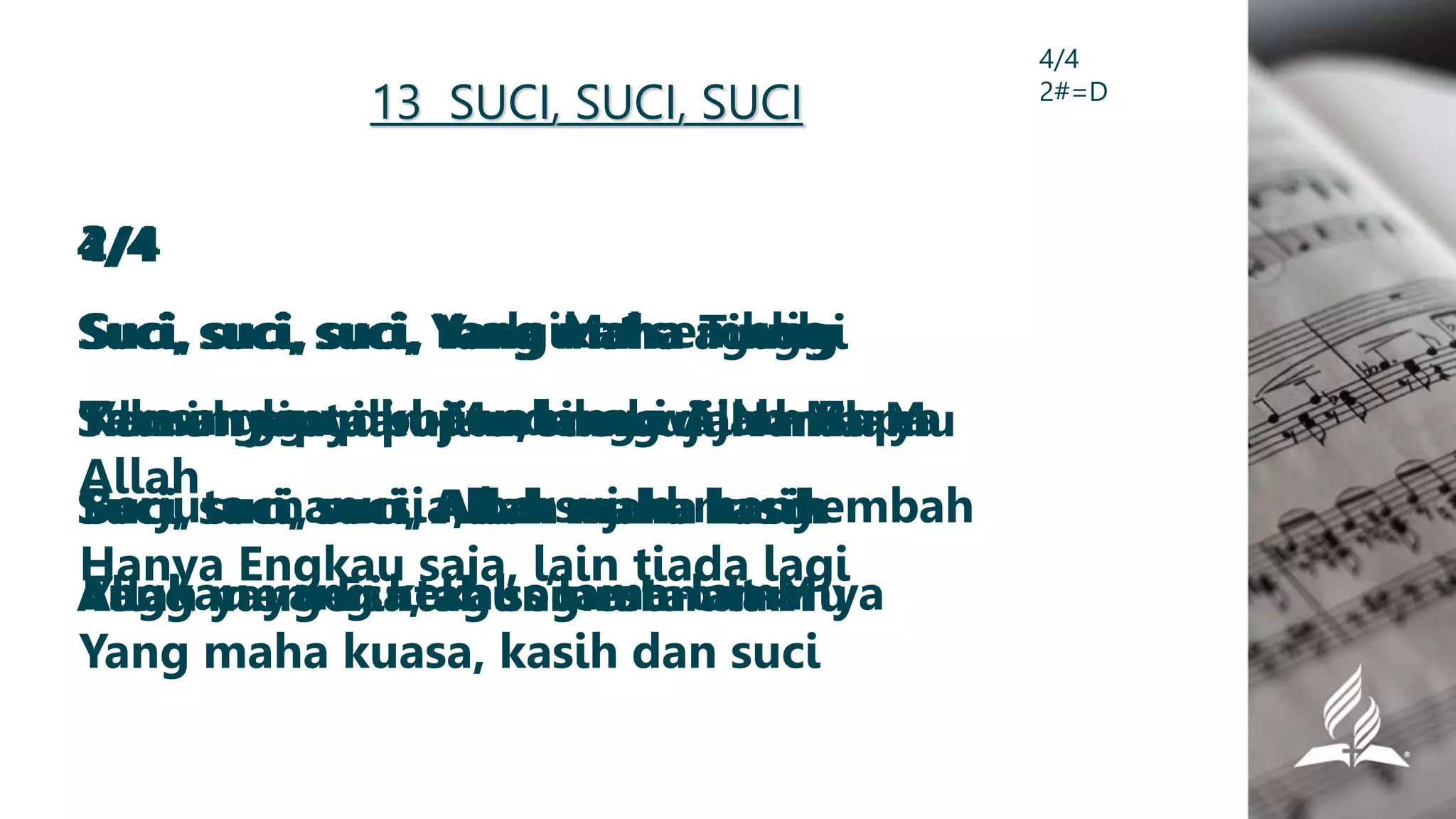 LAGU SION EDISI LENGKAP | PPTX