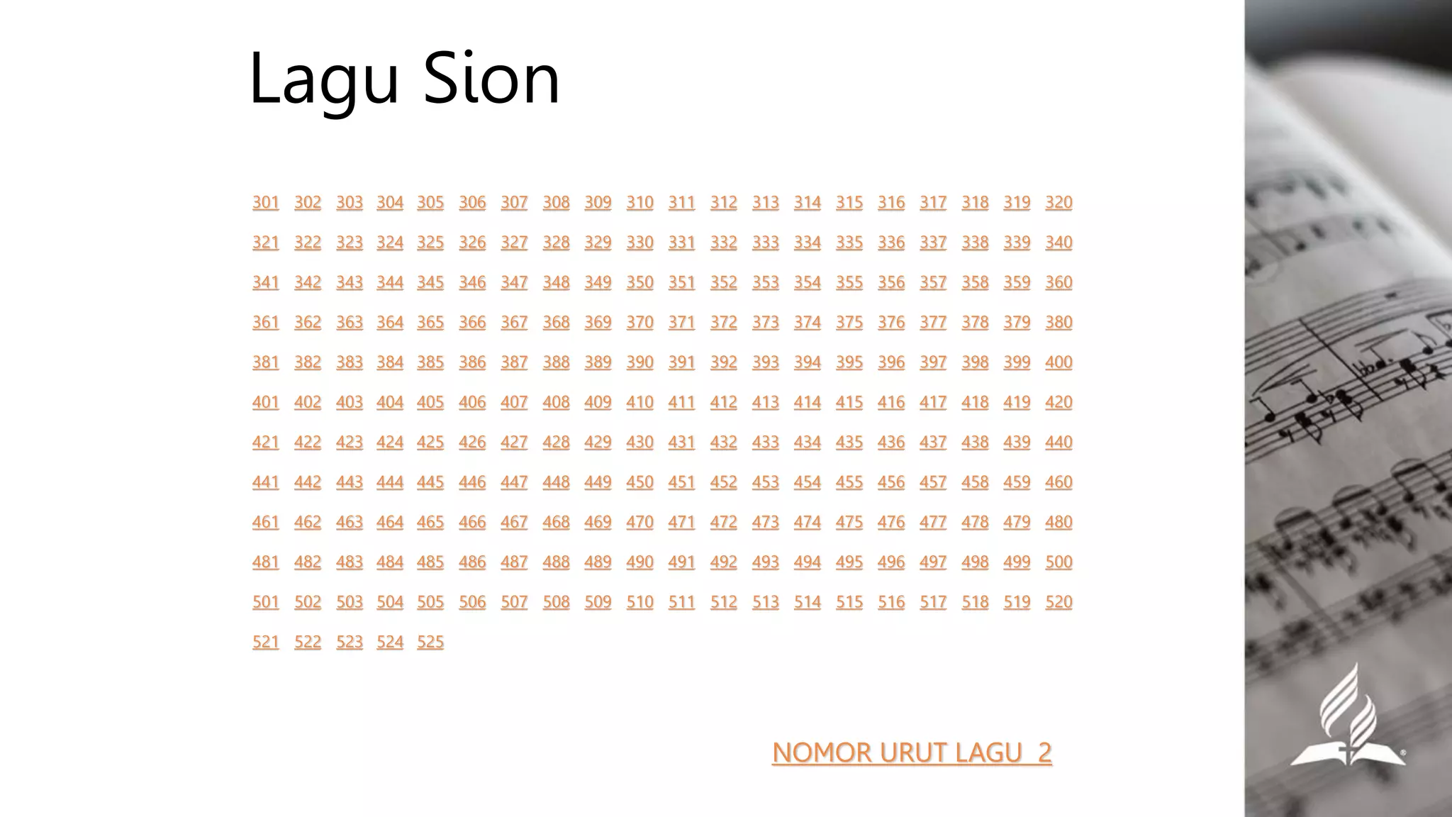 LAGU SION EDISI LENGKAP | PPTX
