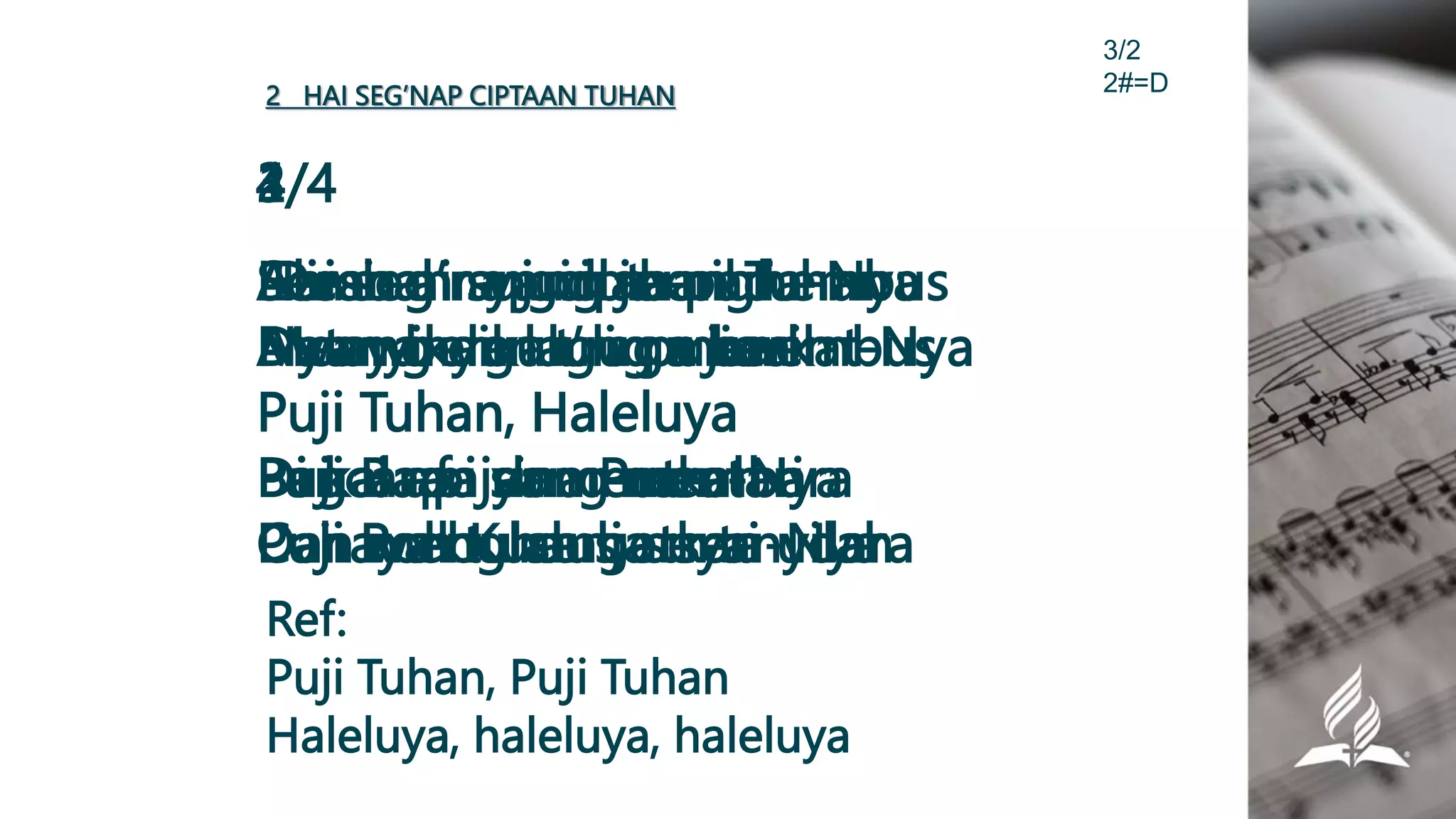 LAGU SION EDISI LENGKAP | PPTX