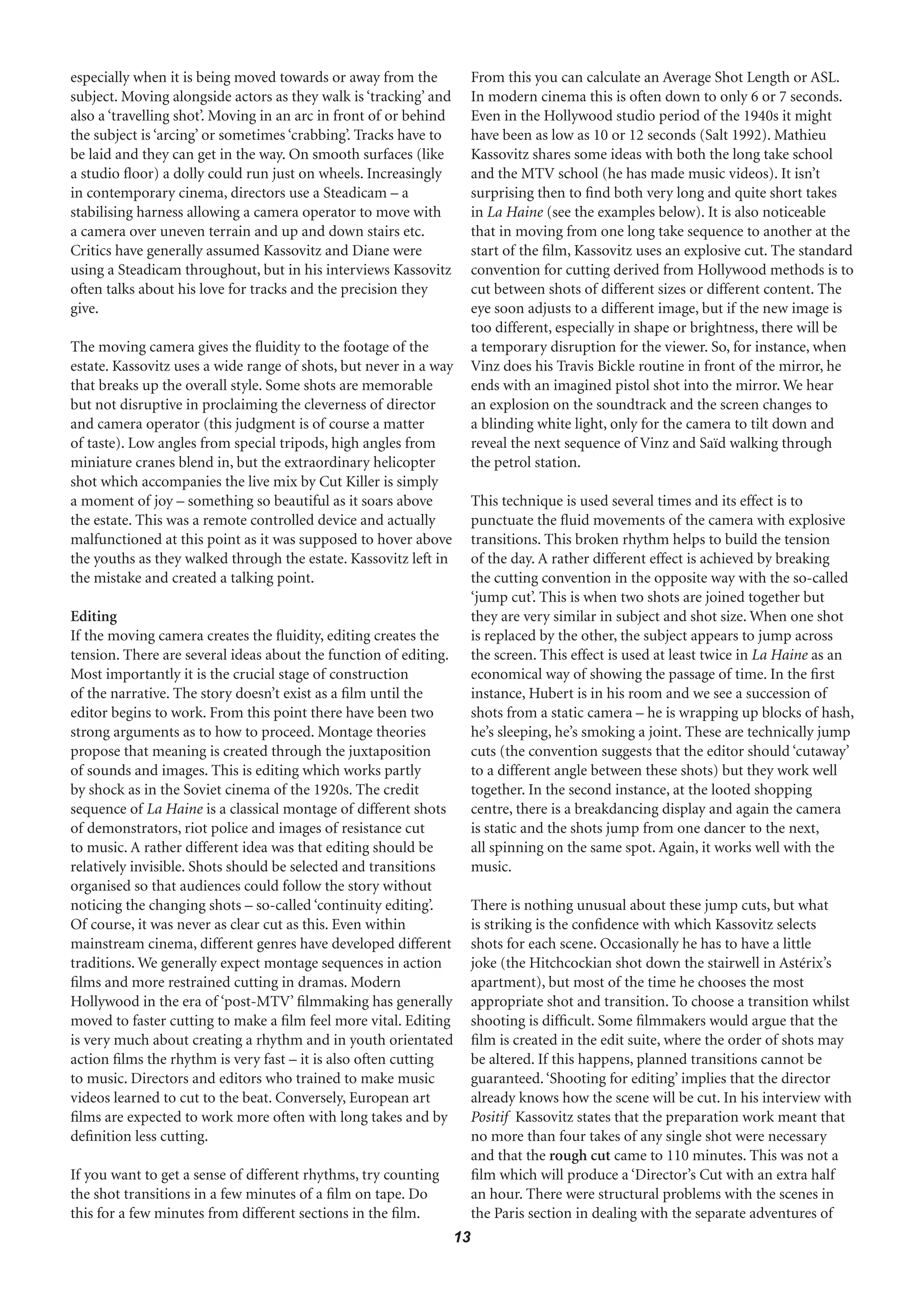 La Haine Revision Notes | PDF