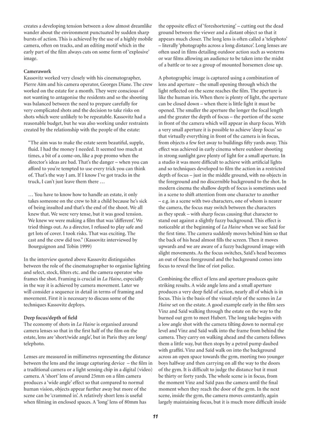 La Haine Revision Notes | PDF