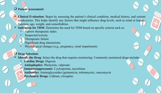 Indications for TDM, Protocol for TDM. (Clinical pharmacokinetics ...
