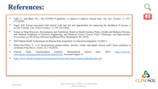 Decentralized Monitoring in Clinical Trials | PPTX