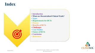 Decentralized Monitoring in Clinical Trials | PPTX