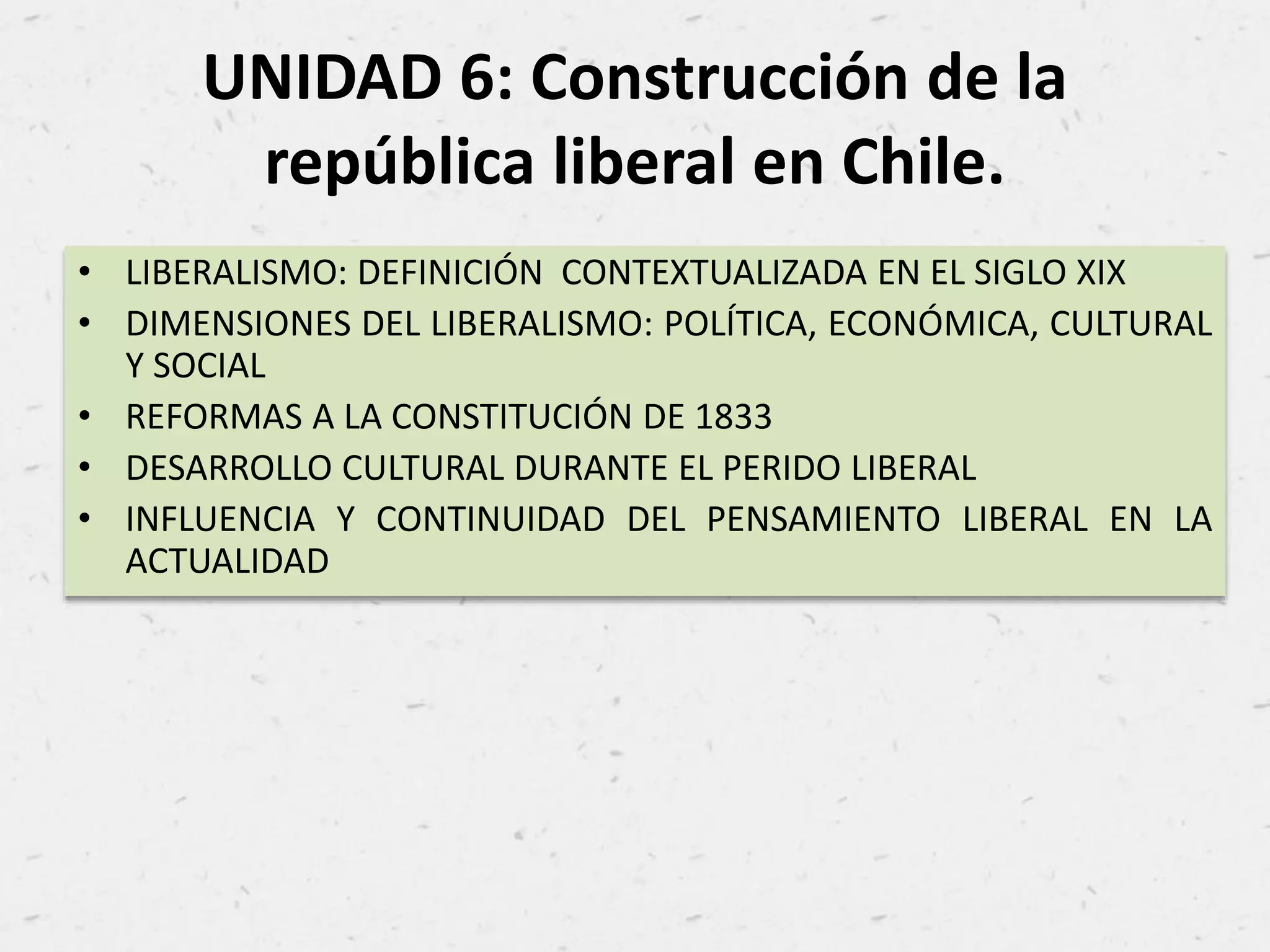 La hegemonía liberal (1861 1891)» | PPTX