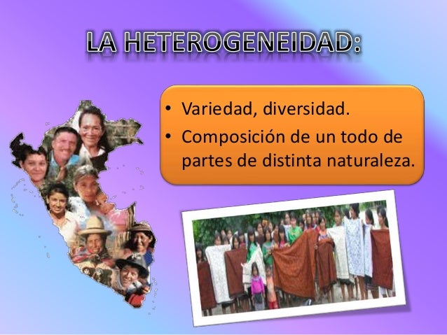 La heterogeneidad en el perú