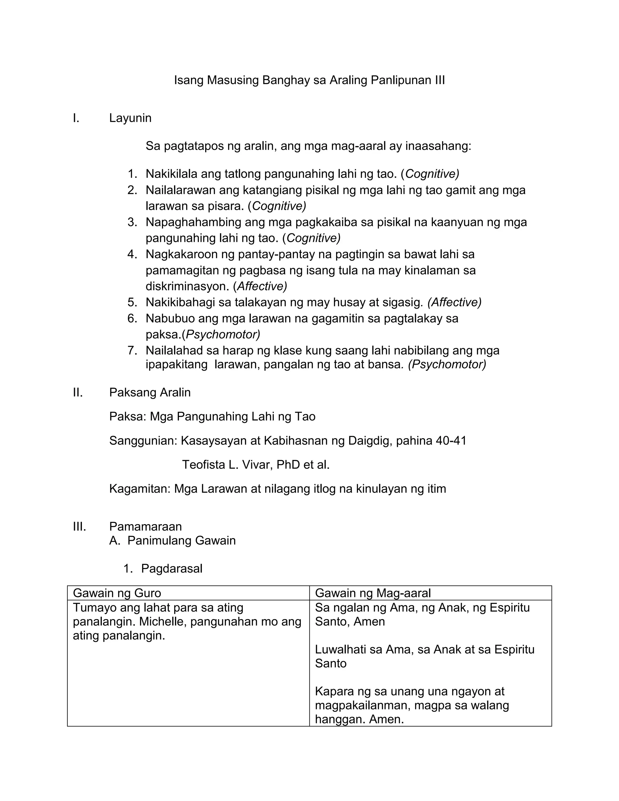 Lahi ng tao principles | DOCX