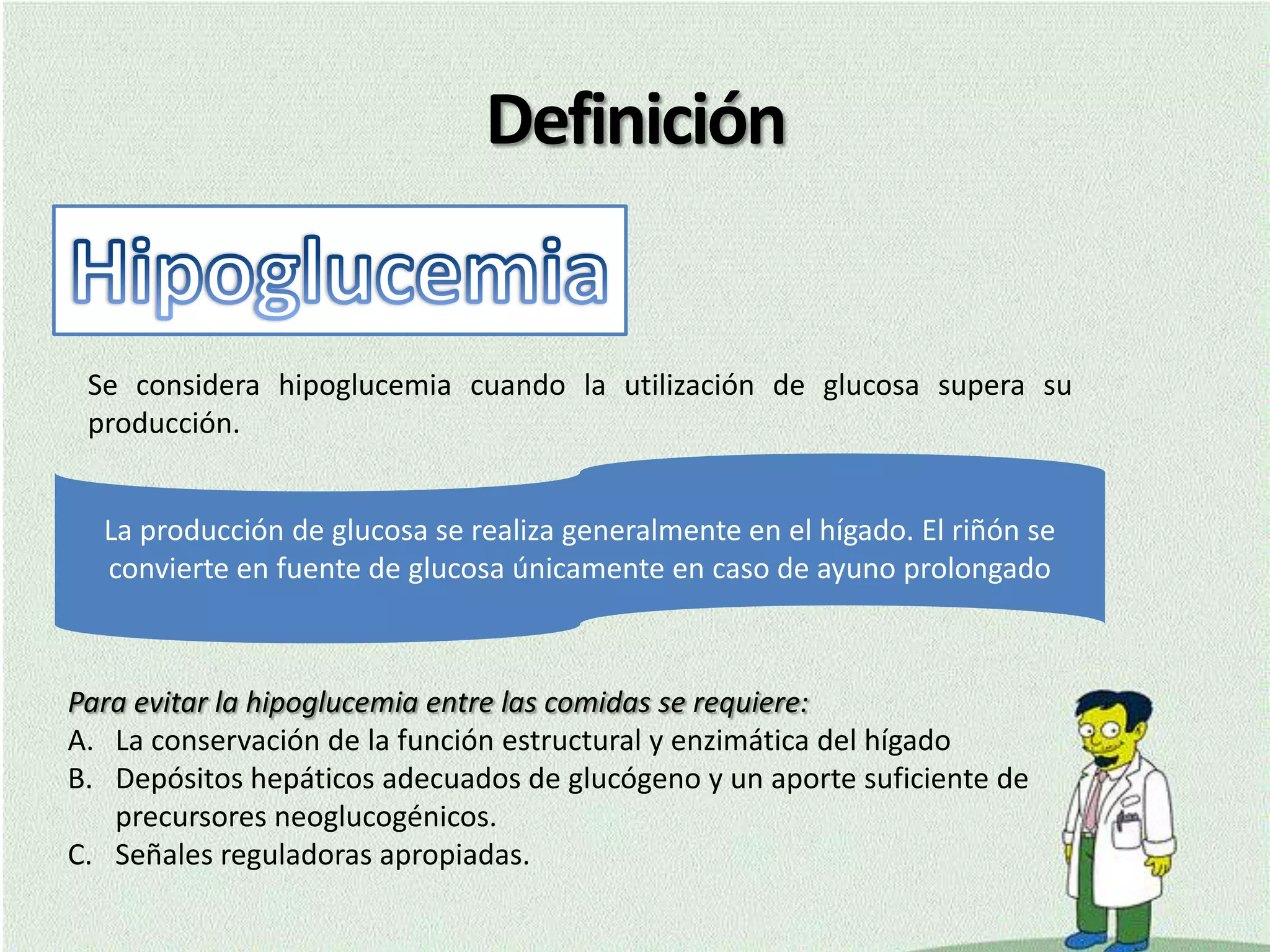 La hipoglucemia | PPTX