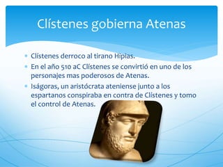 La historia de atenas y la democracia | PPTX