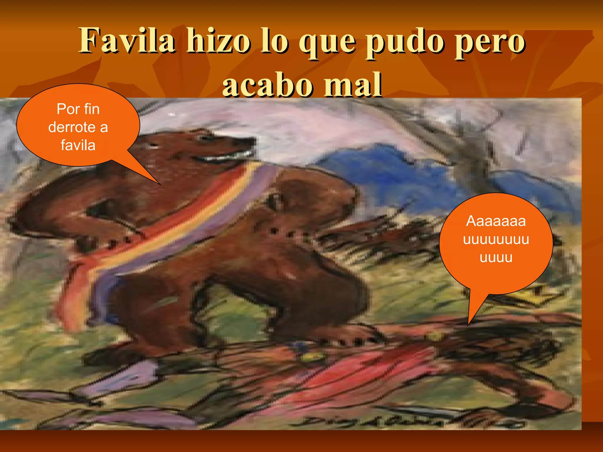 La historia de favila y el oso | PPT