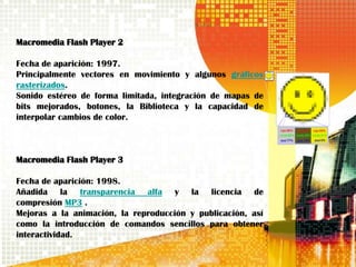 La historia de flash | PPTX