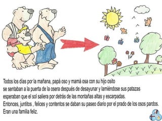 La historia de la familia de los osos pardos | PPTX