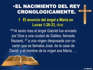 La historia de la redención parte 22 el nacimiento del rey - 15.09.2013