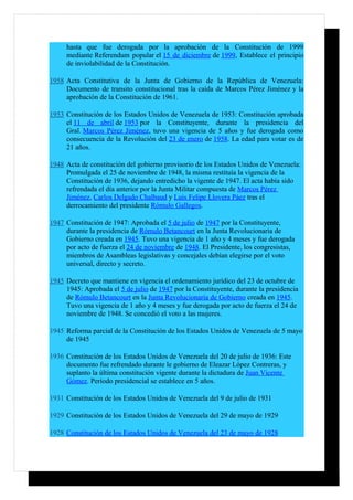 La historia del constitucionalismo Venezolano | DOC