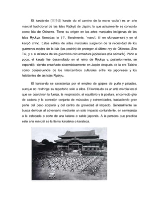 La historia del karate | PDF