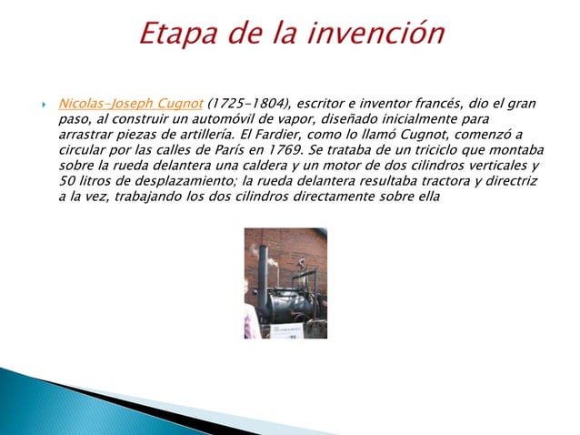 La Historia De Los Autos Ppt Descarga Gratuita