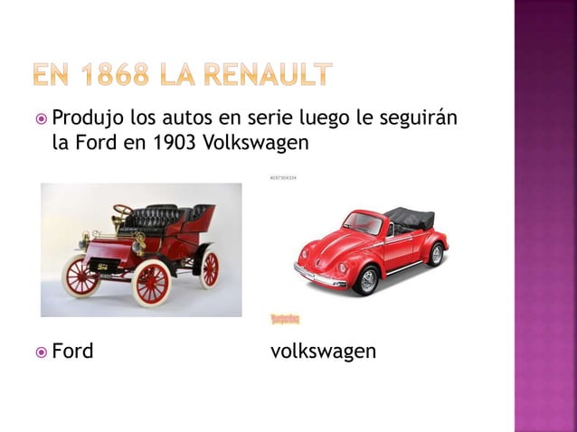 La Historia De Los Autos Ppt