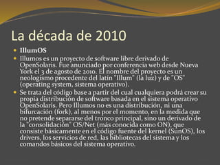 La historia de los sistemas operativos | PPTX