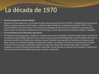 La historia de los sistemas operativos | PPTX