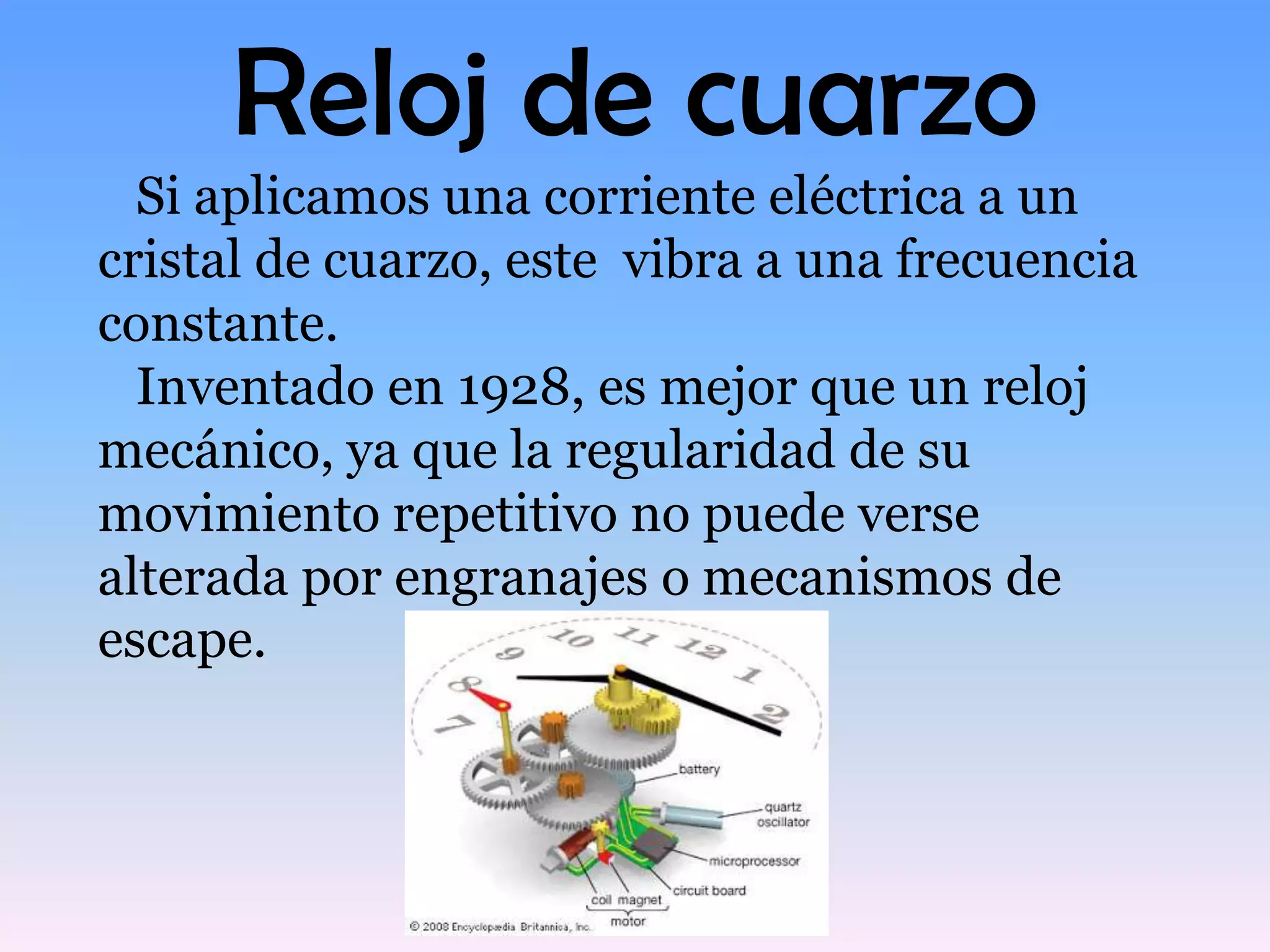La historia del reloj | PPT