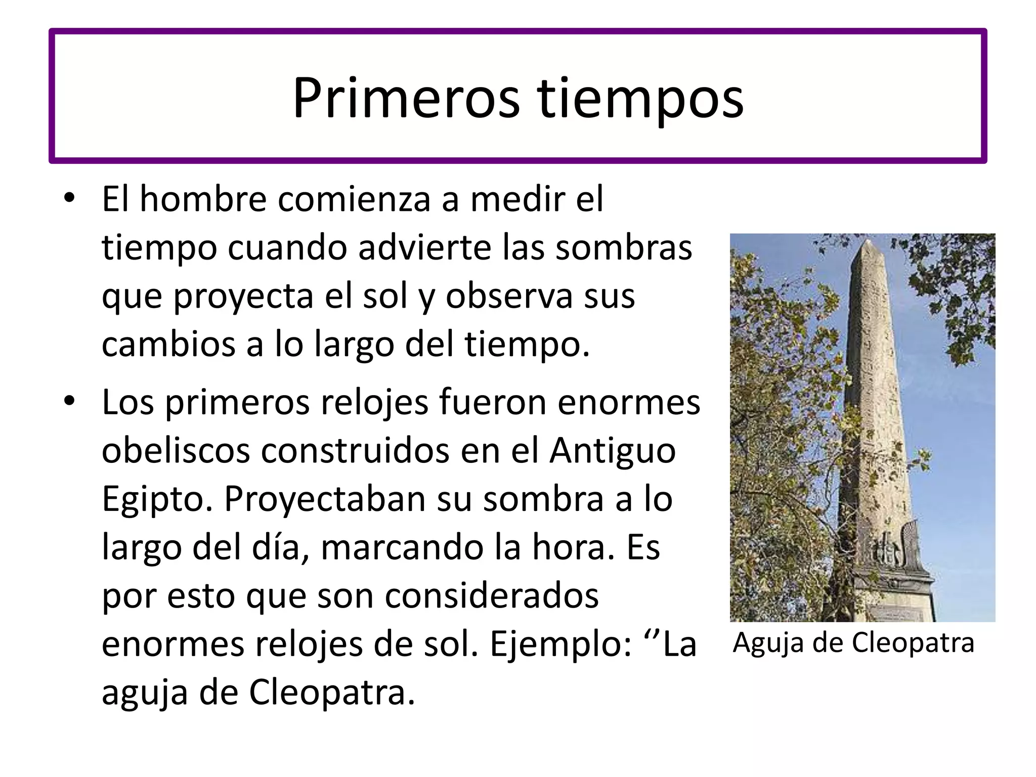 La historia del reloj | PPTX | Physics | Science