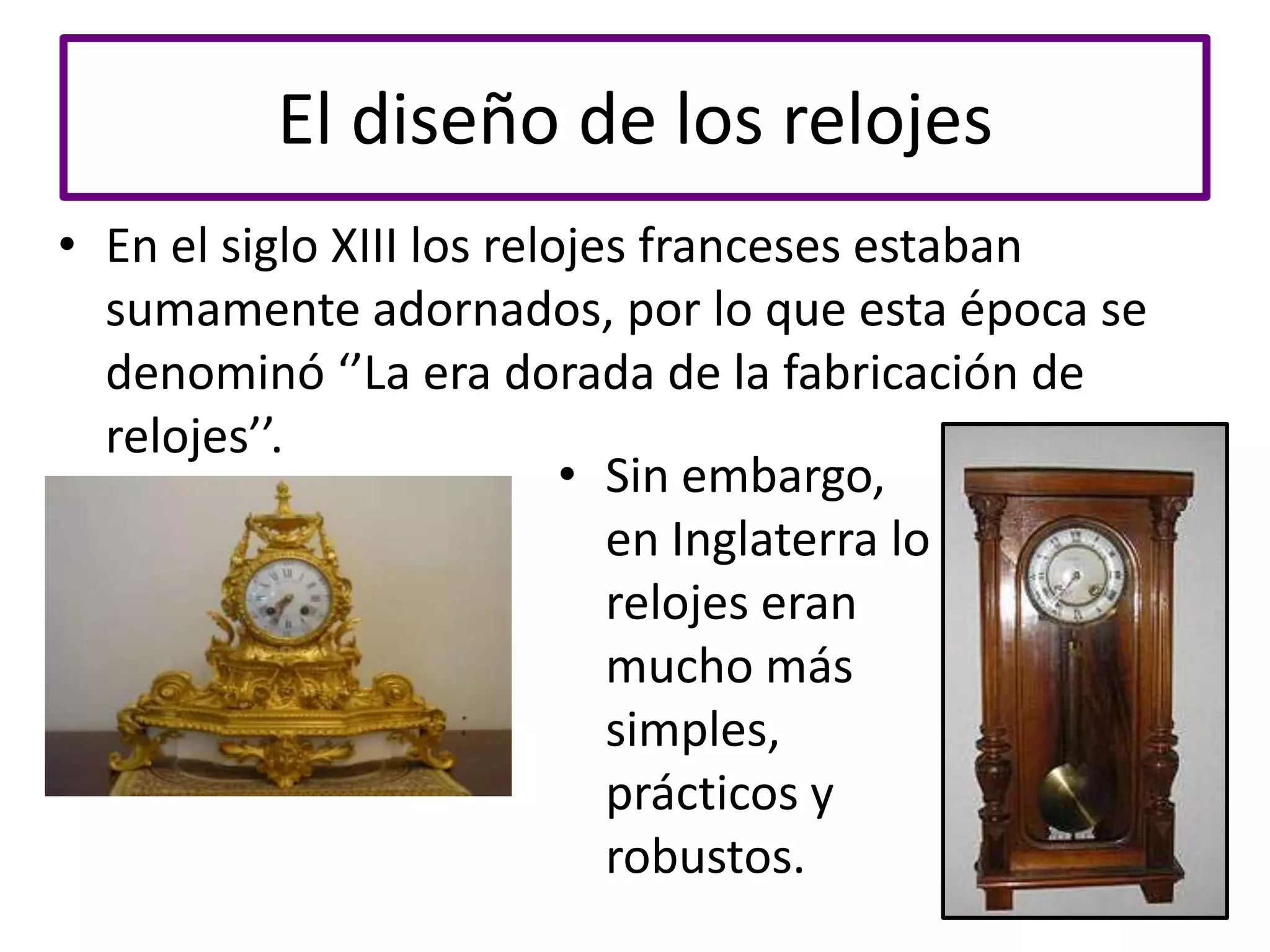 La historia del reloj | PPTX | Physics | Science