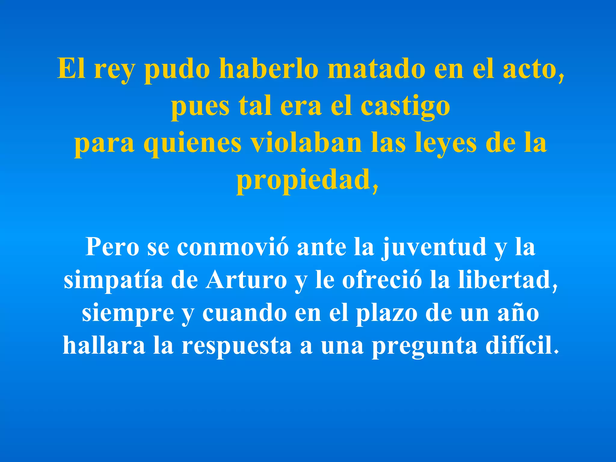 La historia del Rey Arturo | PPS