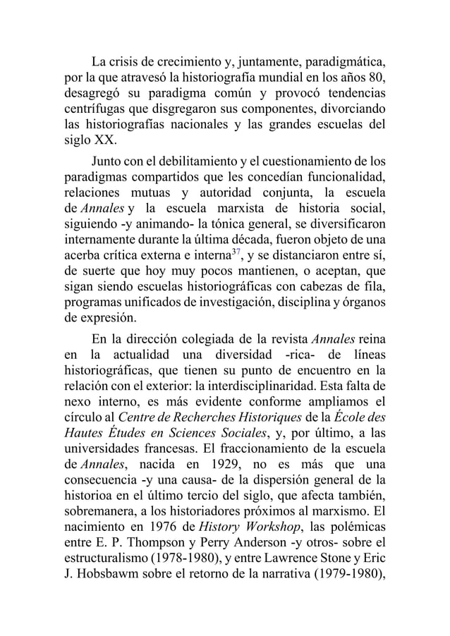 La historia que viene | PDF