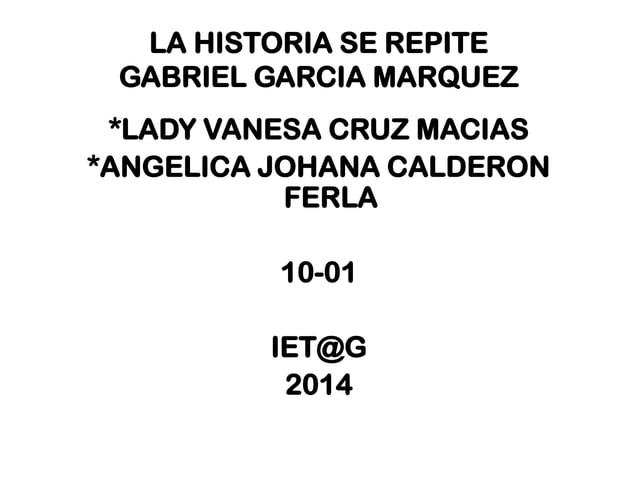 La Historia Se Repite Ppt